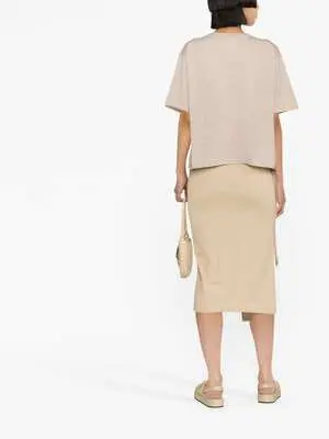 LISA YANG Cila Cashmere T-shirt - Neutrals
