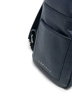 Orciani Logo Zipped Backpack - Blue