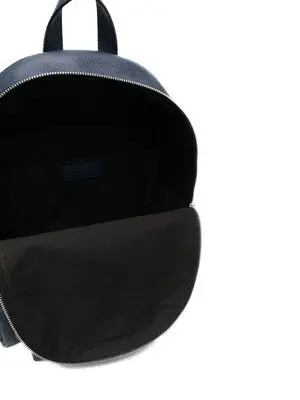 Orciani Logo Zipped Backpack - Blue