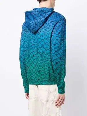 Off-White Arrows-print Ombré-effect Hoodie
