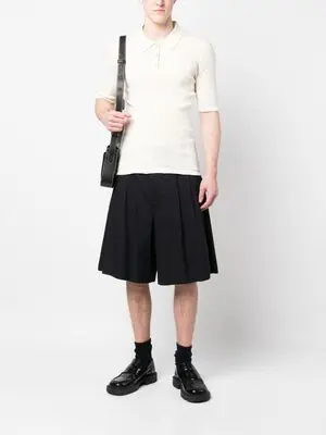 MAISON MARGIELA Four-stitch Knitted Polo Shirt