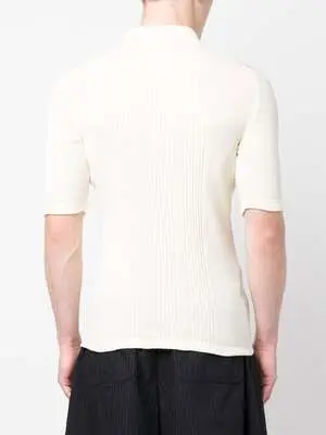 MAISON MARGIELA Four-stitch Knitted Polo Shirt