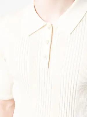 MAISON MARGIELA Four-stitch Knitted Polo Shirt