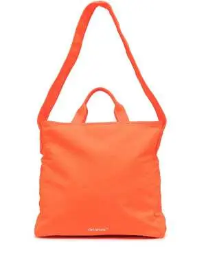 Off-White Logo-print Tote Bag - Orange