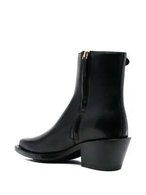 Chloé Panelled Leather Western Boots