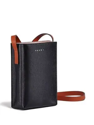 Marni Nano Museo Soft Shoulder Bag - Black