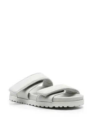 GIA BORGHINI Perni 11 Double-strap Slides - Grey