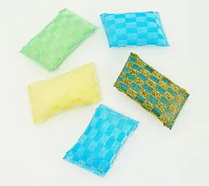 SQUEEZZEE Set Of 5 Soap Filled Scrubber Sponges - One-color