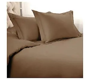 SUPERIOR Solid Egyptian Cotton Duvet Cover, Kin G/cal King - One-color