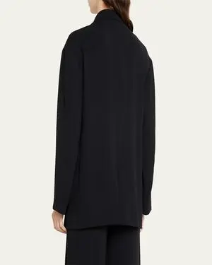 Vince Double-breasted Crepe Blazer