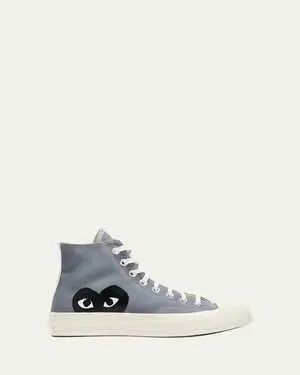 CDG PLAY CDG Play X Converse Chuck Taylor High-Top Sneakers - Grey