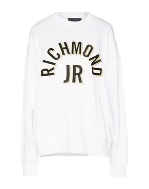 John Richmond Cotton Sweatshirt - White