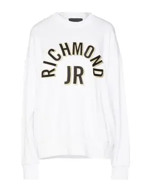John Richmond Cotton Sweatshirt - White