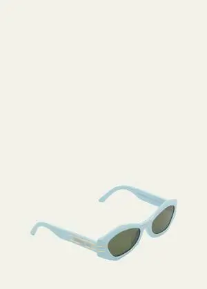Dior DiorMidnight B1I Butterfly Sunglasses - Blue / Green