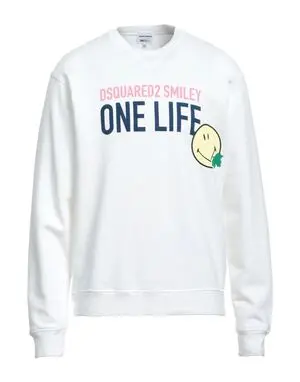 Dsquared2 X Smiley World Sweatshirt - Ivory