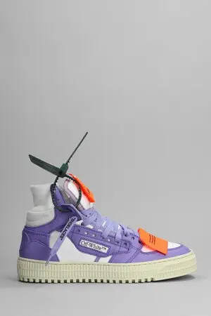 Off-White 3.0 Off Court Sneakers In White Leather White
