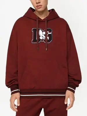 Dolce & Gabbana Logo-patch Cotton Hoodie