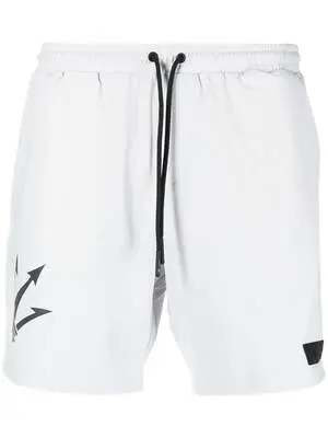 NORTH SAILS Four-way Stretch Board Shorts With Drawstring Waistband - Grey
