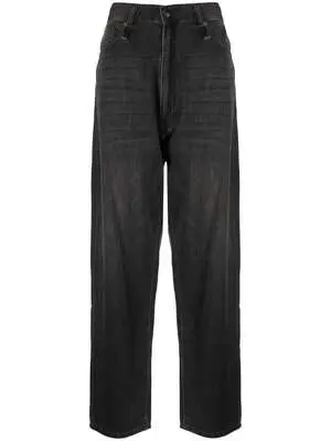 R13 Mid-rise Wide-leg Jeans