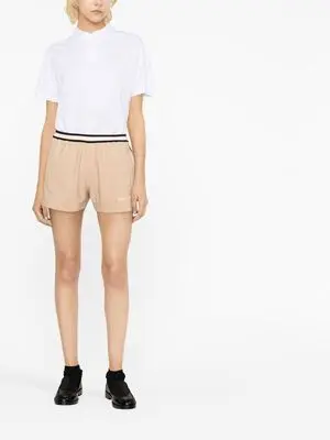 Palm Angels Side Stripe Track Shorts - Neutrals