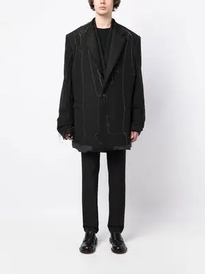 NICOLAS ANDREAS TARALIS Reversible Oversized Blazer