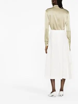 Fabiana Filippi Belted A-line Midi Skirt