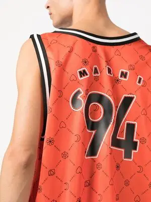 Marni Graphic-print Sleeveless Top