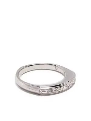 Stephen Webster 18kt White Gold Stack Diamond Ring - Silver