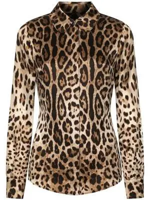 Dolce & Gabbana Curved Hem Tops