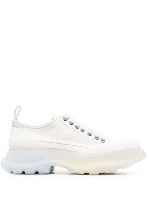 Alexander McQueen Tread Slick Sneakers - White