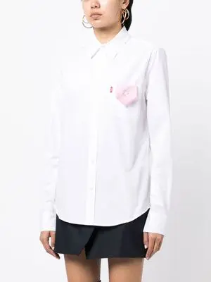 Coperni Tie-detail Cotton Shirt