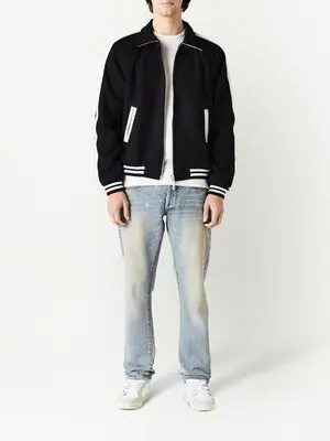Rhude Motif-print Bomber Jacket - Black