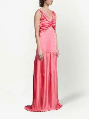 Marni Gathered Pleated Gown