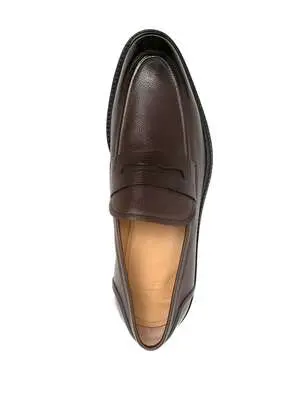 Bally Crossover Strap Detail Loafers