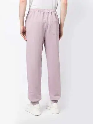 Helmut Lang Logo-print Tapered Track Pants - Purple