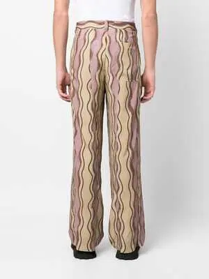 Jacquemus Striped Wide-leg Trousers