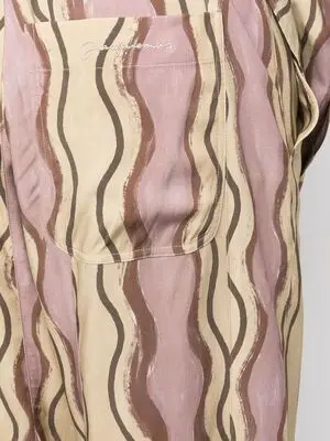 Jacquemus Striped Wide-leg Trousers