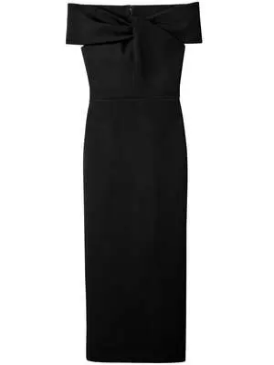St. John Off-the-shoulder Midi Dress