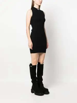 Heron Preston Fine Ribbed Mini Dress