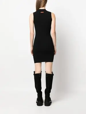 Heron Preston Fine Ribbed Mini Dress