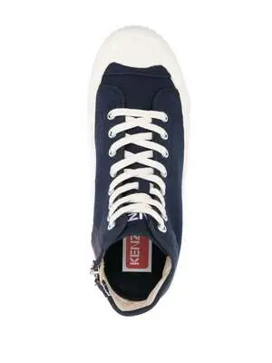 Kenzo Floral-patch High-top Sneakers