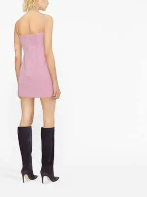 Blumarine Rhinestone-embellished Mini Dress