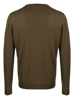 ROBERTO COLLINA Crew-neck Jumper - Green