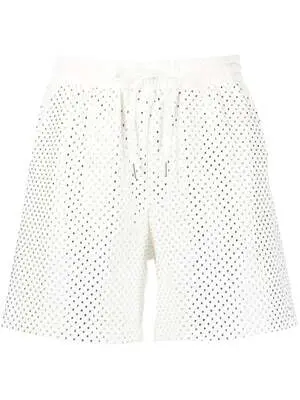 P.a.r.o.s.h Rhinestone-embellished Thigh-length Shorts