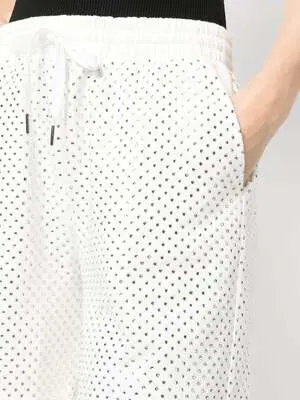 P.a.r.o.s.h Rhinestone-embellished Thigh-length Shorts