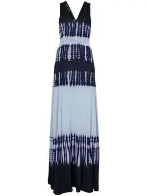 Proenza Schouler Tie-dye Print Midi Dress - Blue