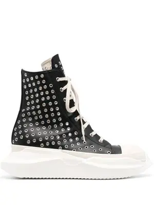 Rick Owens Abstract High-top Sneakers
