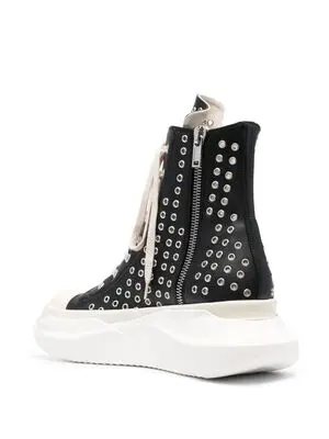 Rick Owens Abstract High-top Sneakers