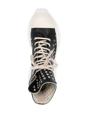 Rick Owens Abstract High-top Sneakers