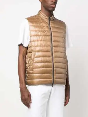 Herno Reversible Padded Down Gilet - Brown